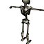 zombie skeleton undead 3d model