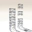 3d Model Modular Steel Construction Scaffold