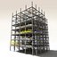 3d Model Modular Steel Construction Scaffold