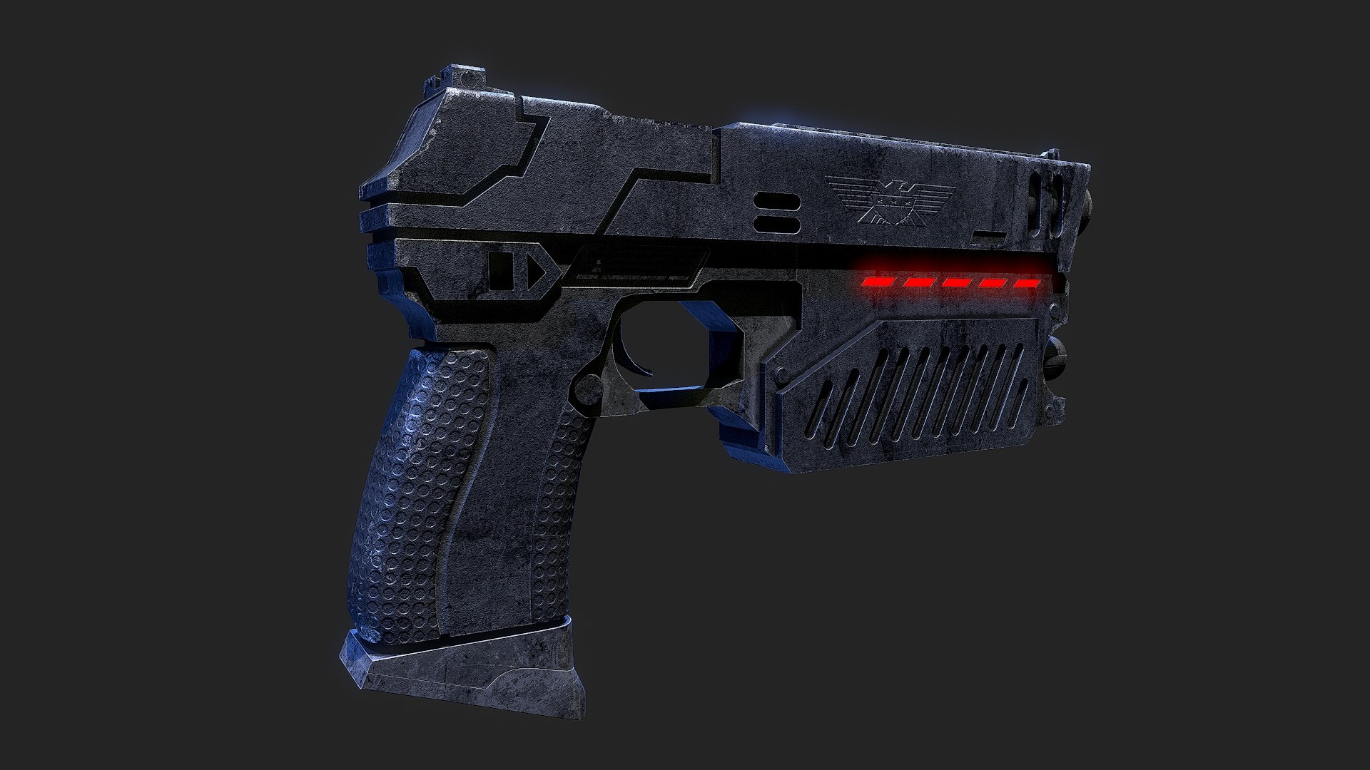 3D Lawgiver Judges Dredd - TurboSquid 1603817