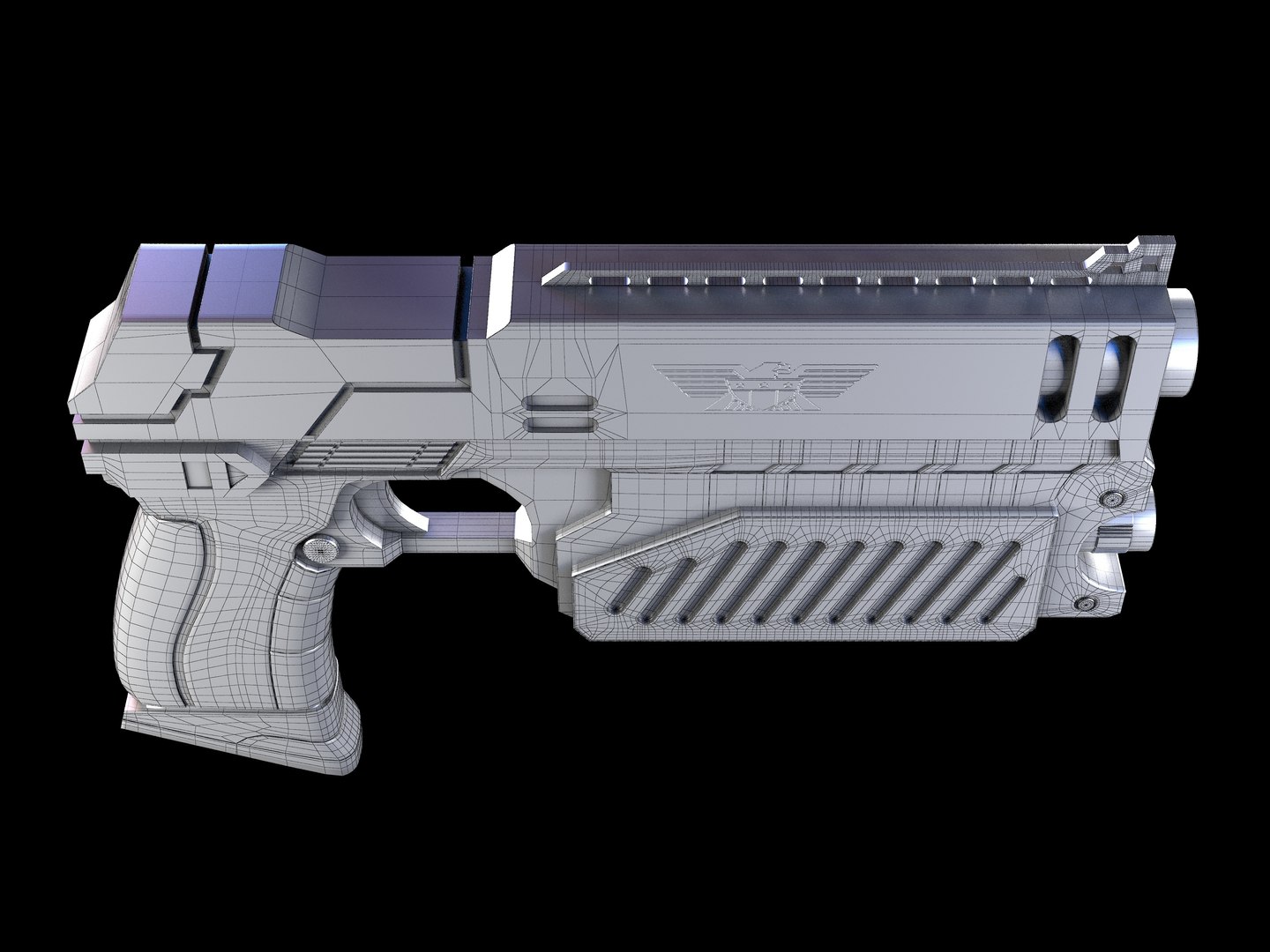 3D Lawgiver Judges Dredd - TurboSquid 1603817