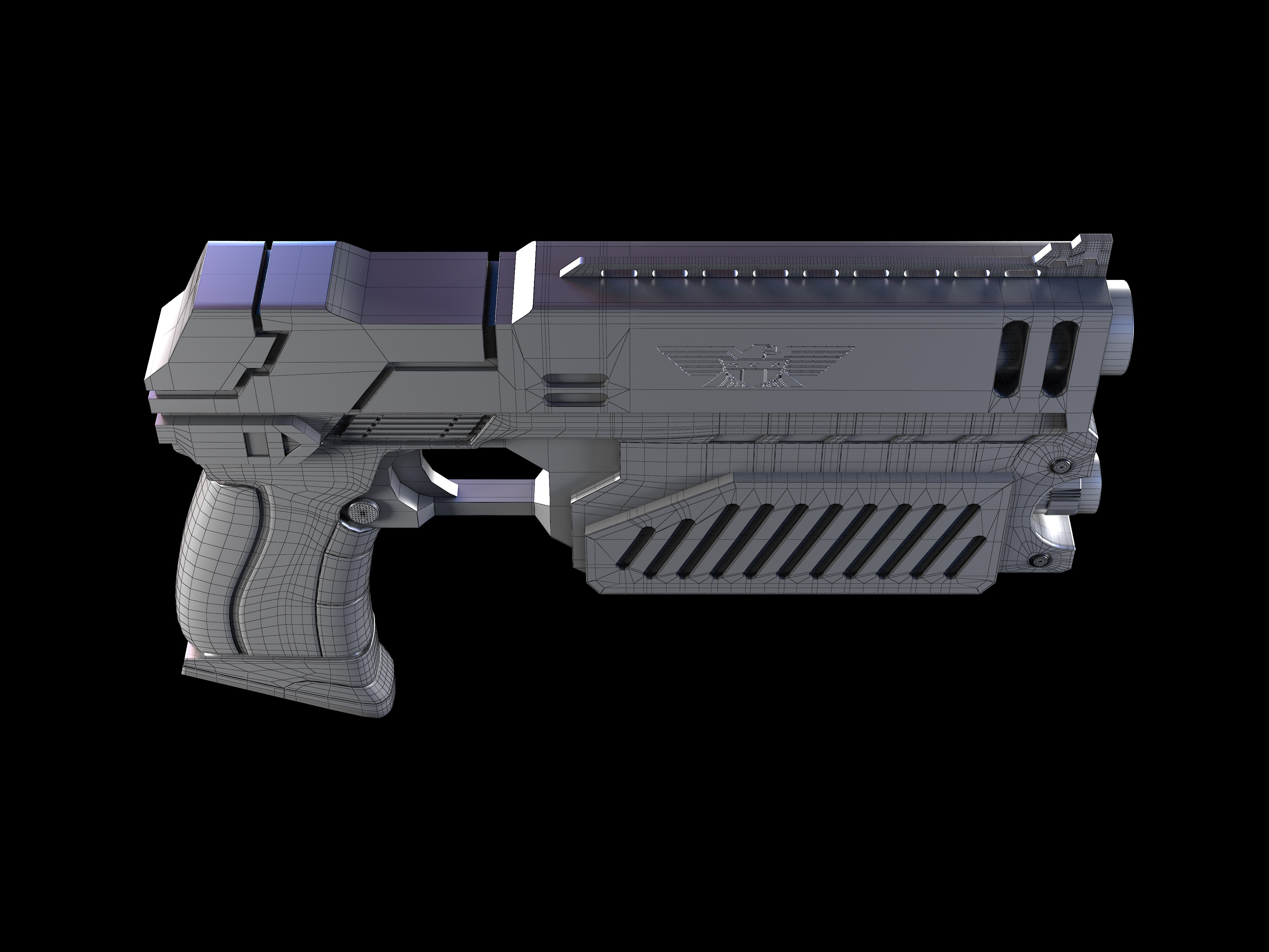 3D lawgiver judges dredd - TurboSquid 1603817