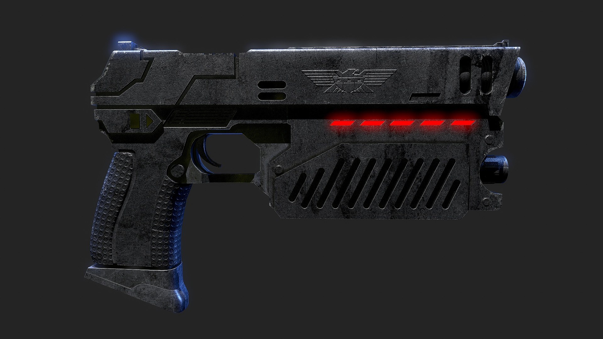 3D Lawgiver Judges Dredd - TurboSquid 1603817