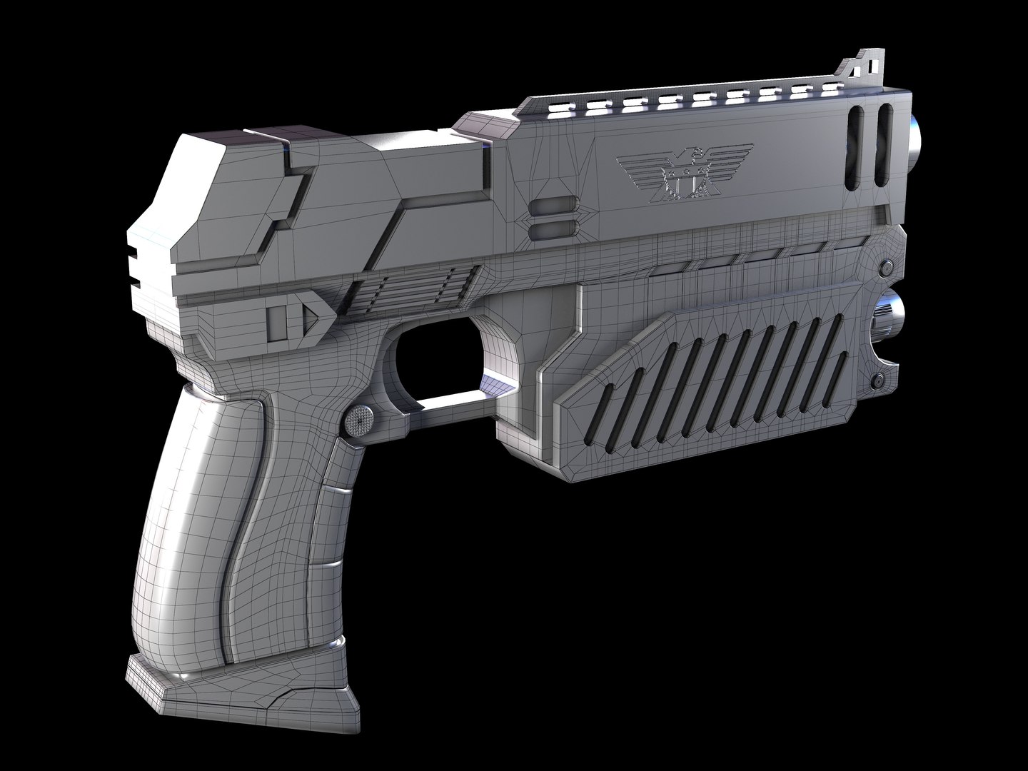 3D Lawgiver Judges Dredd - TurboSquid 1603817