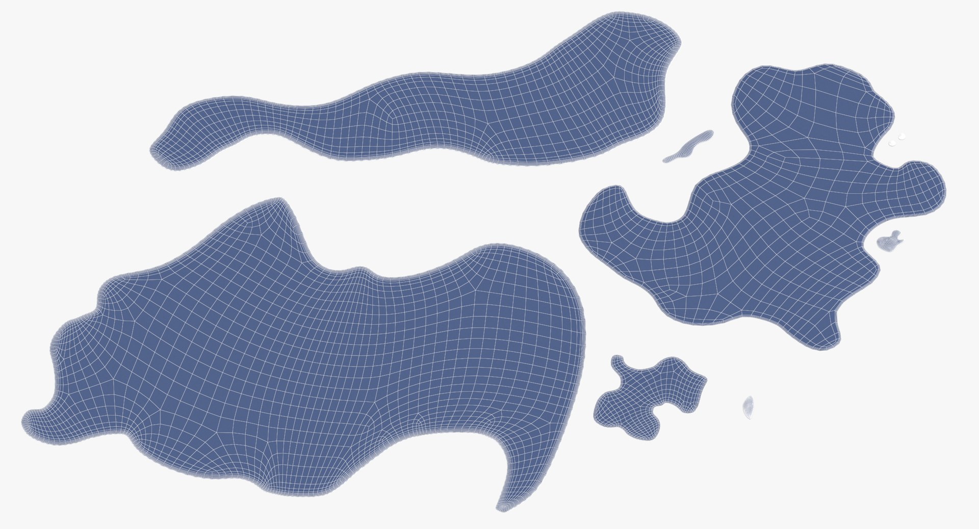 3D Water Puddles 03 Model - TurboSquid 1303664