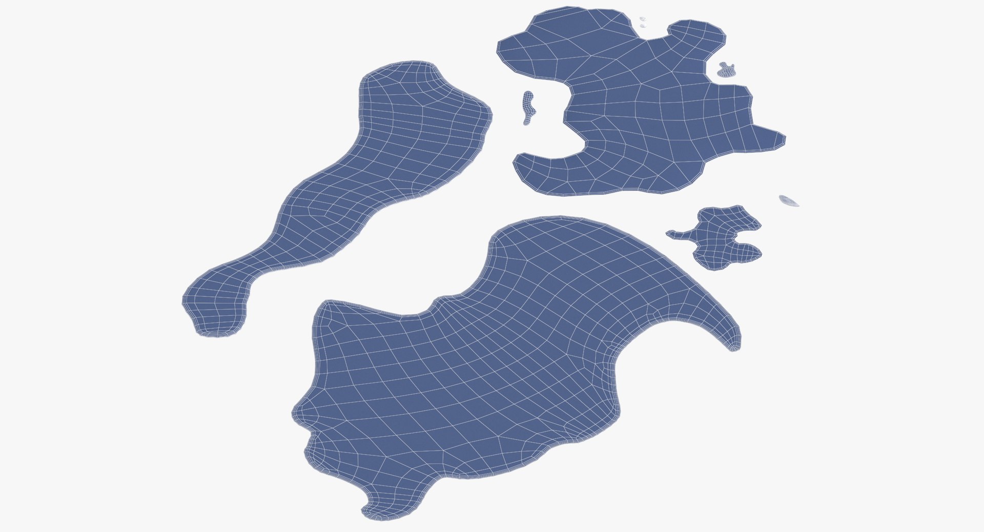 3D Water Puddles 03 Model - TurboSquid 1303664