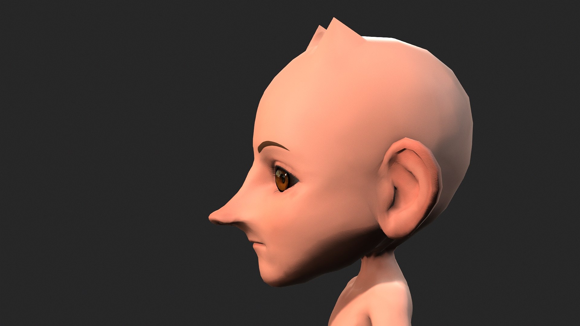 Cute Devil Cartoon 3D Model - TurboSquid 1808429