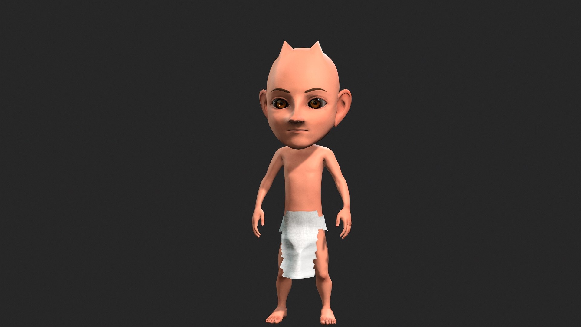 Cute Devil Cartoon 3D Model - TurboSquid 1808429