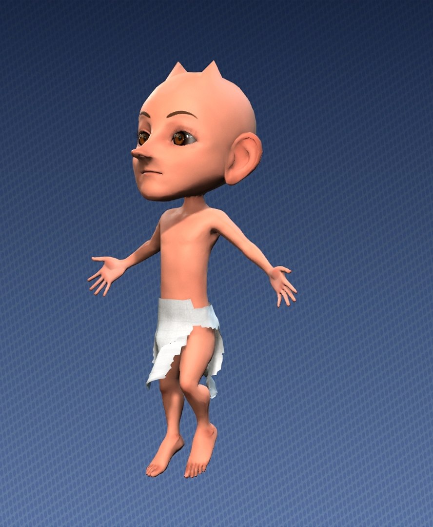 Cute Devil Cartoon 3D Model - TurboSquid 1808429