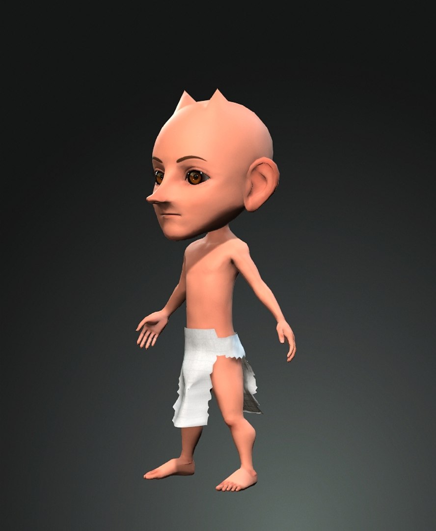 Cute Devil Cartoon 3D Model - TurboSquid 1808429