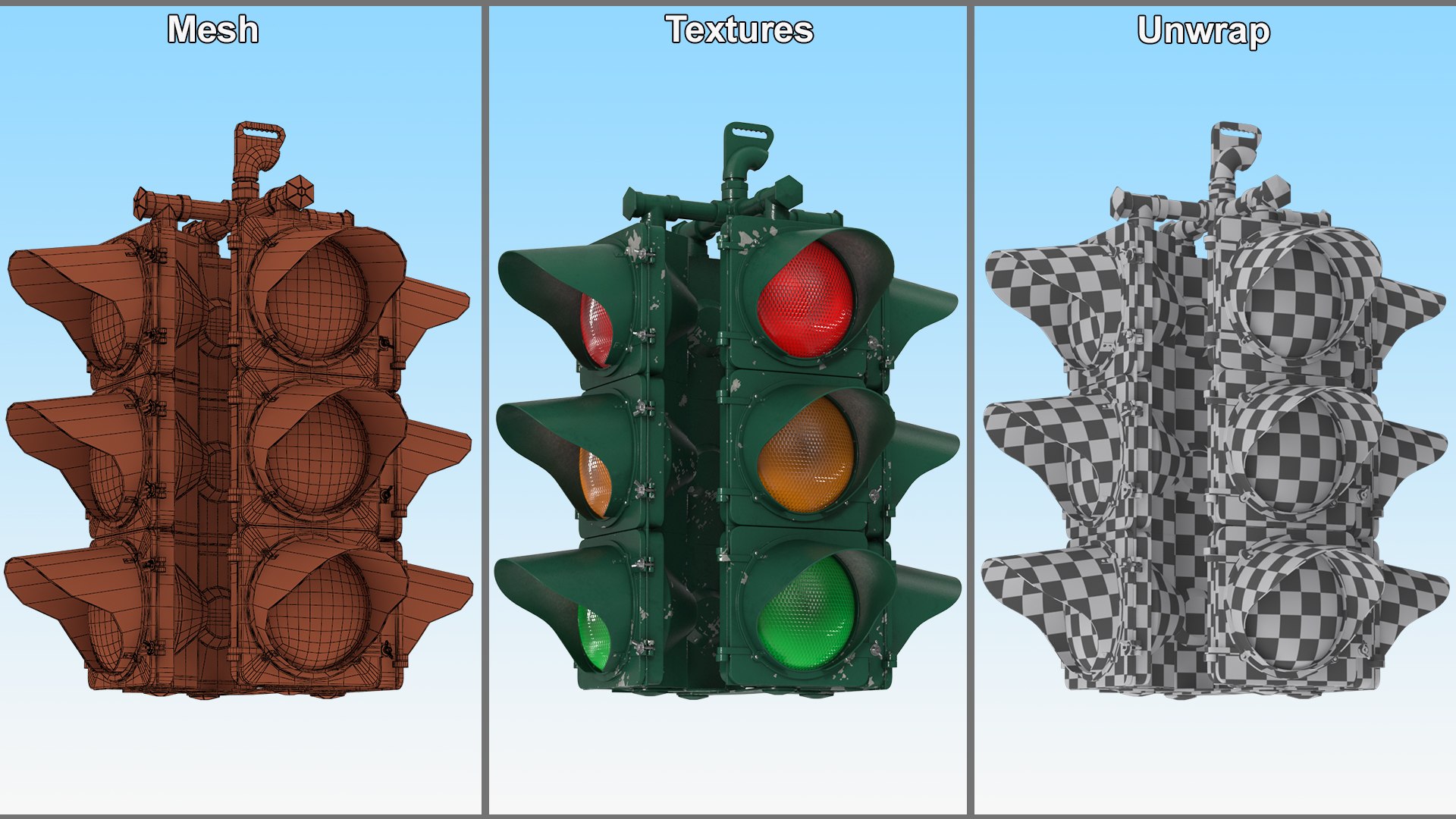 Traffic Light 3D model - TurboSquid 2045428