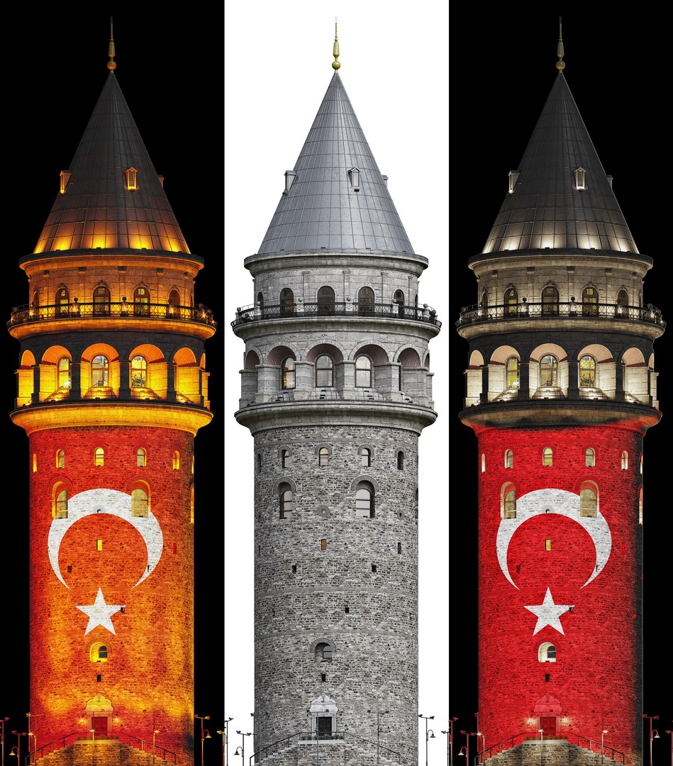 Galata Tower Istanbul 3D Model - TurboSquid 2078438