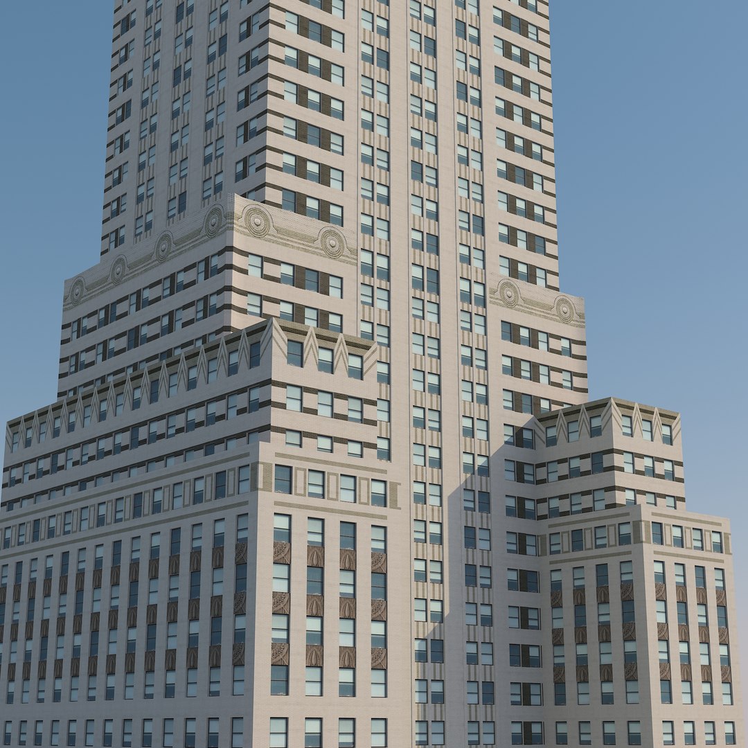 Chrysler Building 3D Model - TurboSquid 1254546