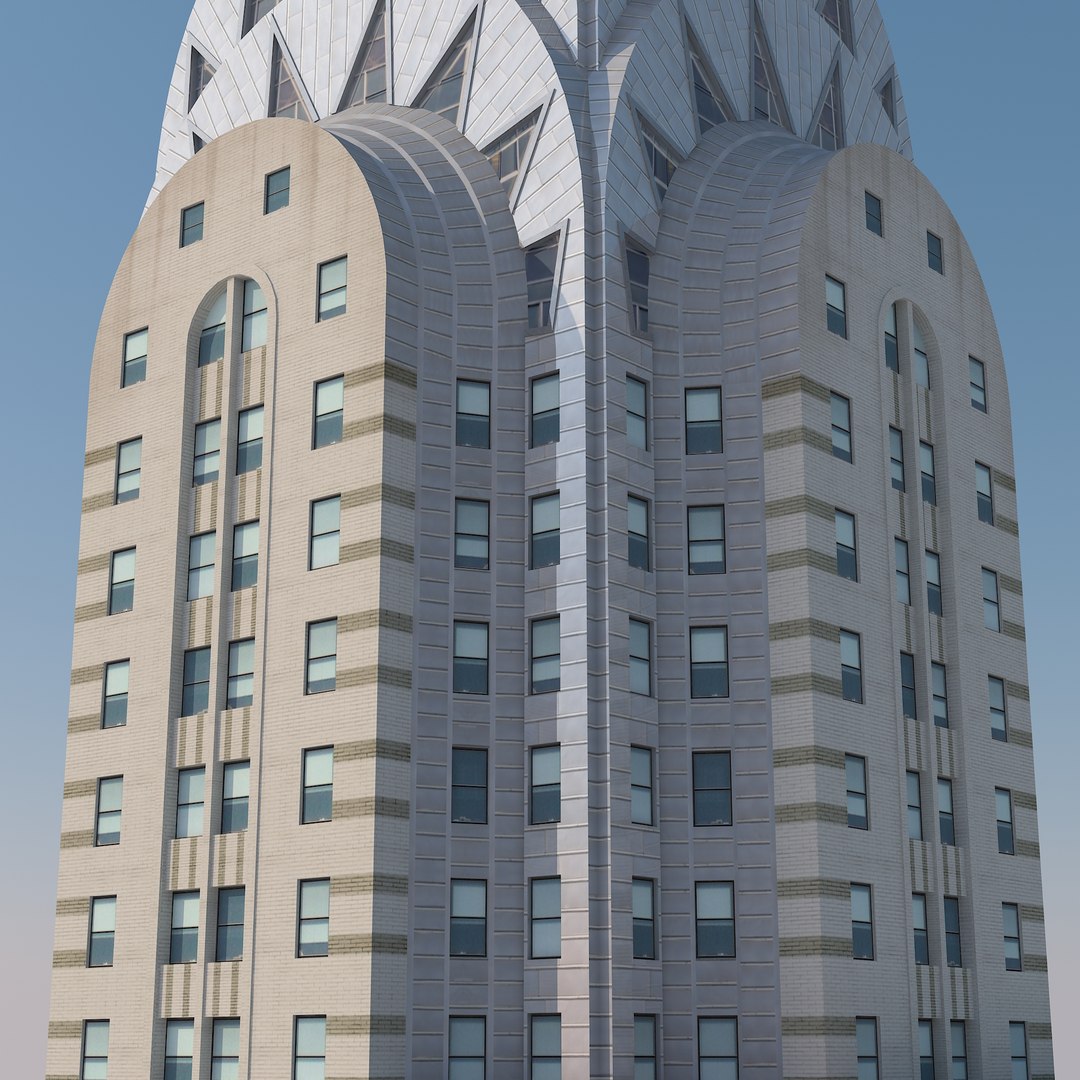 Chrysler Building 3D Model - TurboSquid 1254546