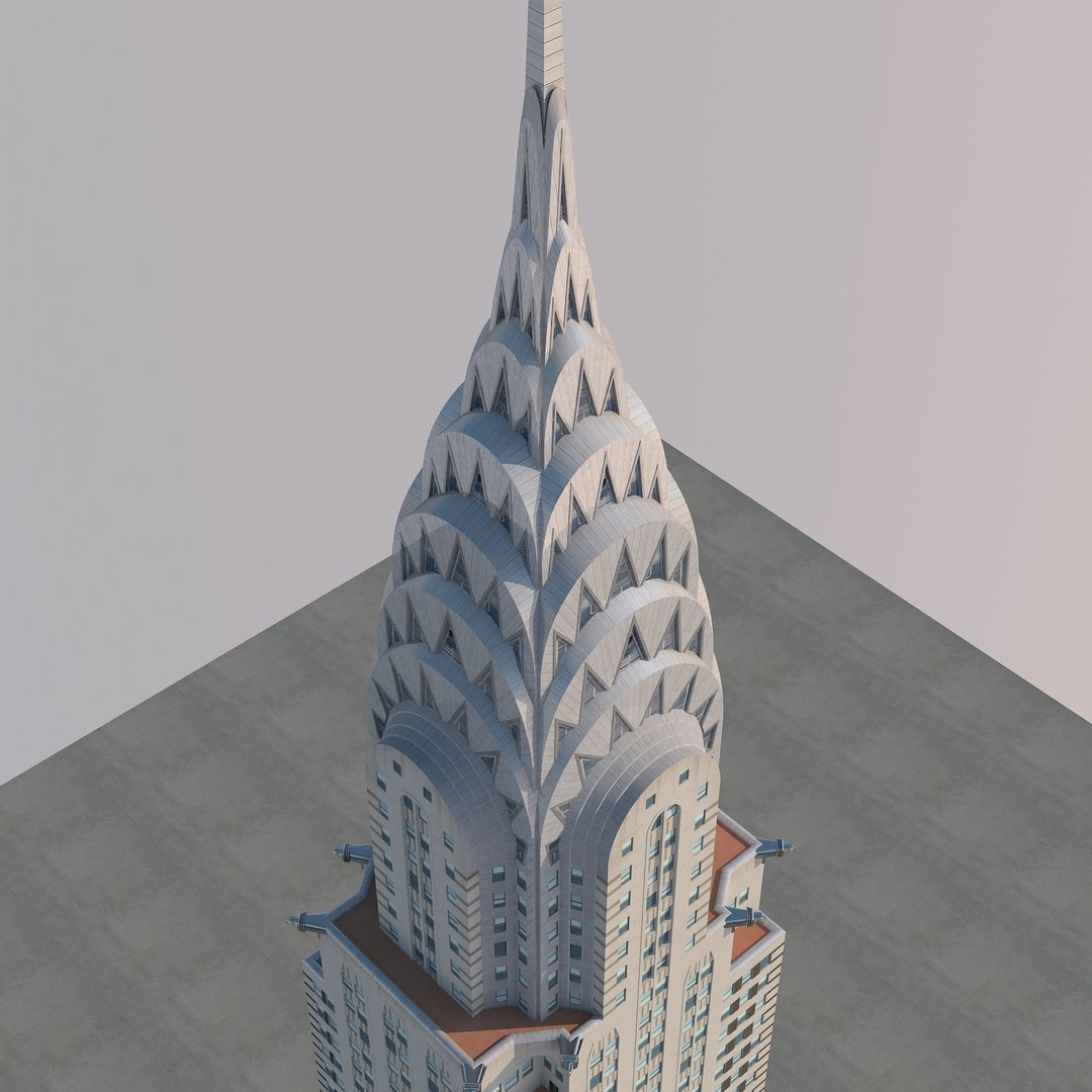 Chrysler Building 3D Model - TurboSquid 1254546