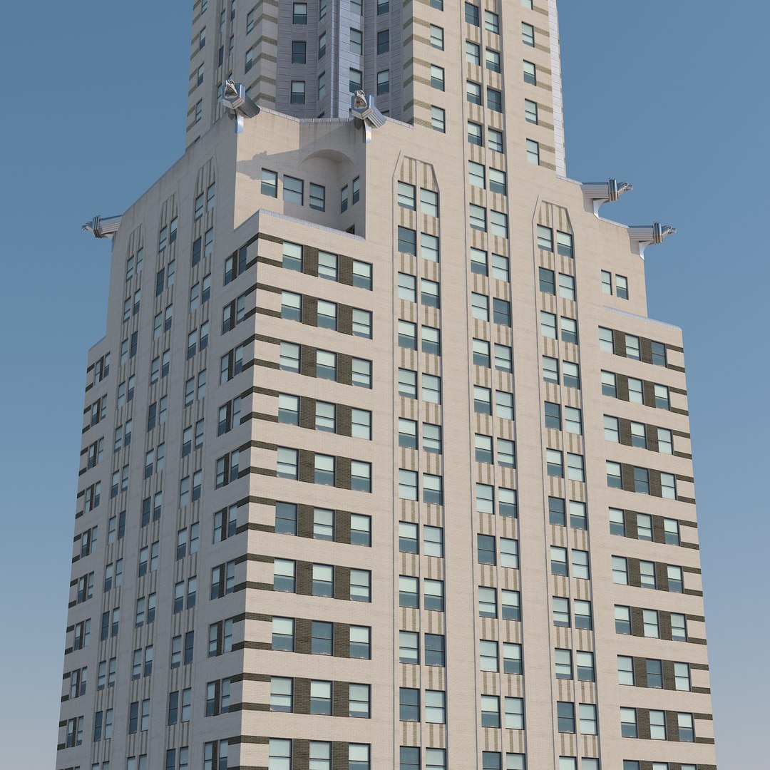 Chrysler Building 3D Model - TurboSquid 1254546