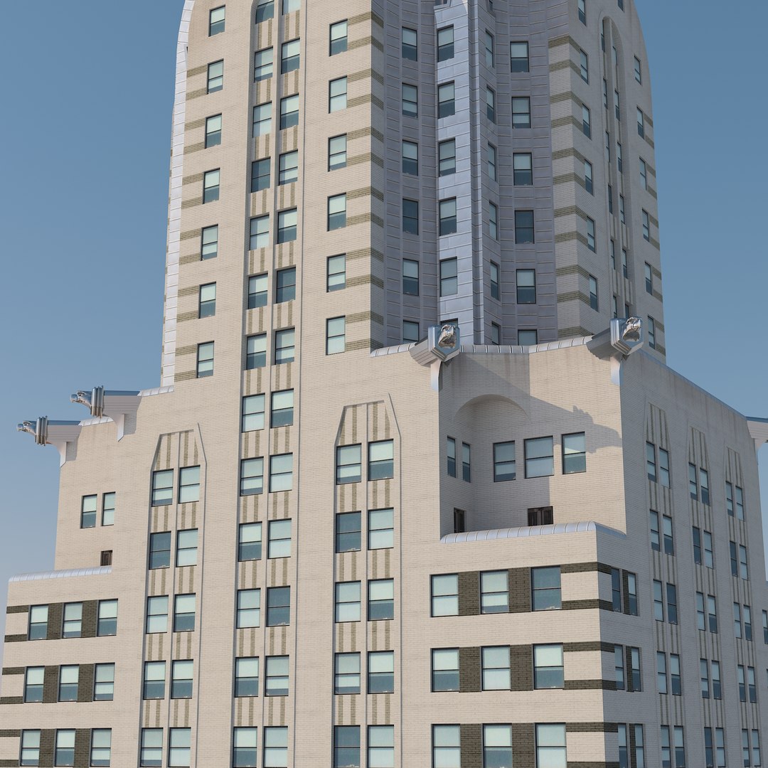 Chrysler Building 3D Model - TurboSquid 1254546