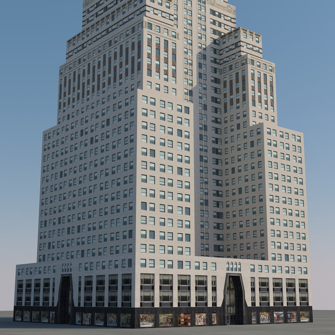 Chrysler Building 3D Model - TurboSquid 1254546