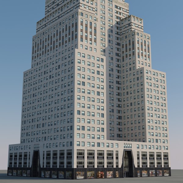 Chrysler building 3D model - TurboSquid 1254546