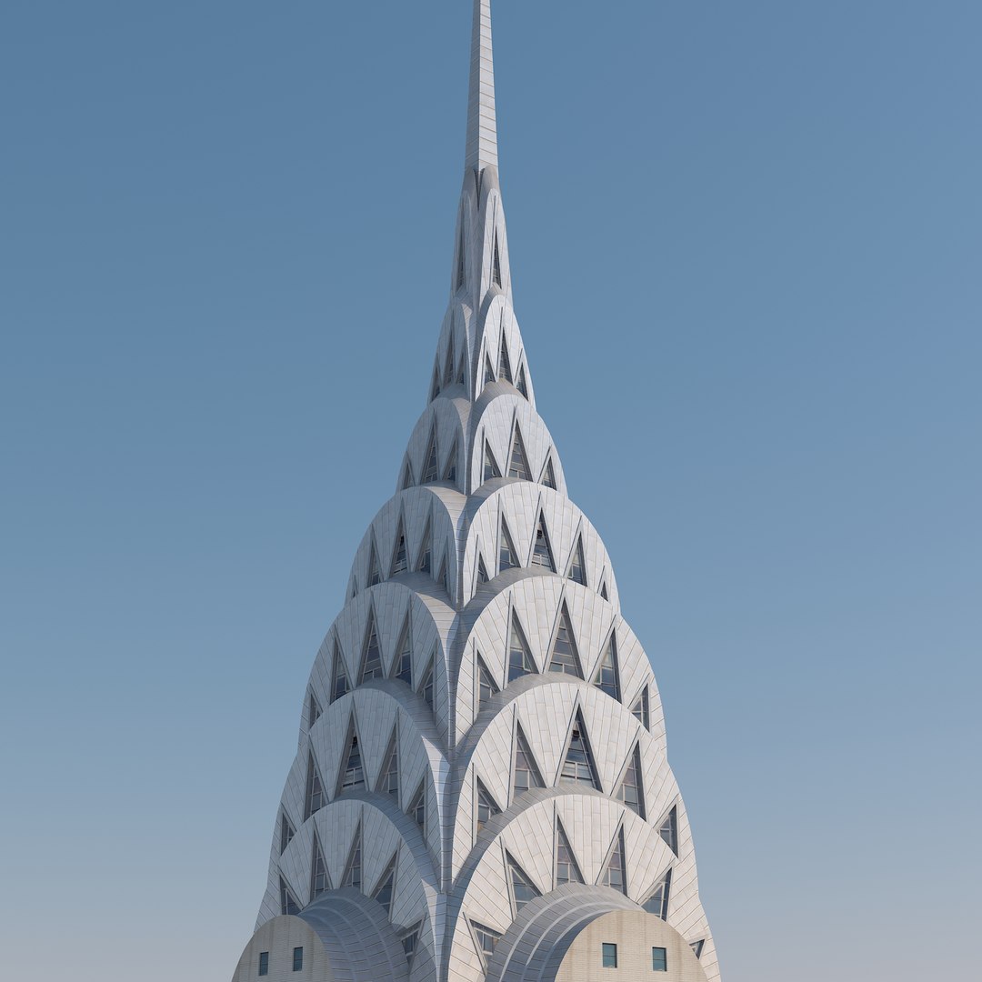 Chrysler Building 3D Model - TurboSquid 1254546
