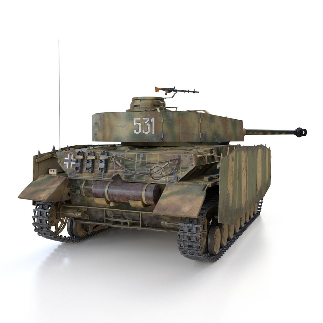 3D german panzer 4 ausf - TurboSquid 1423497