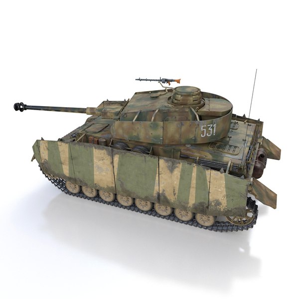 modelo 3d PzKpfw IV - Panzer 4 - Ausf.H - 531 - TurboSquid 1423497