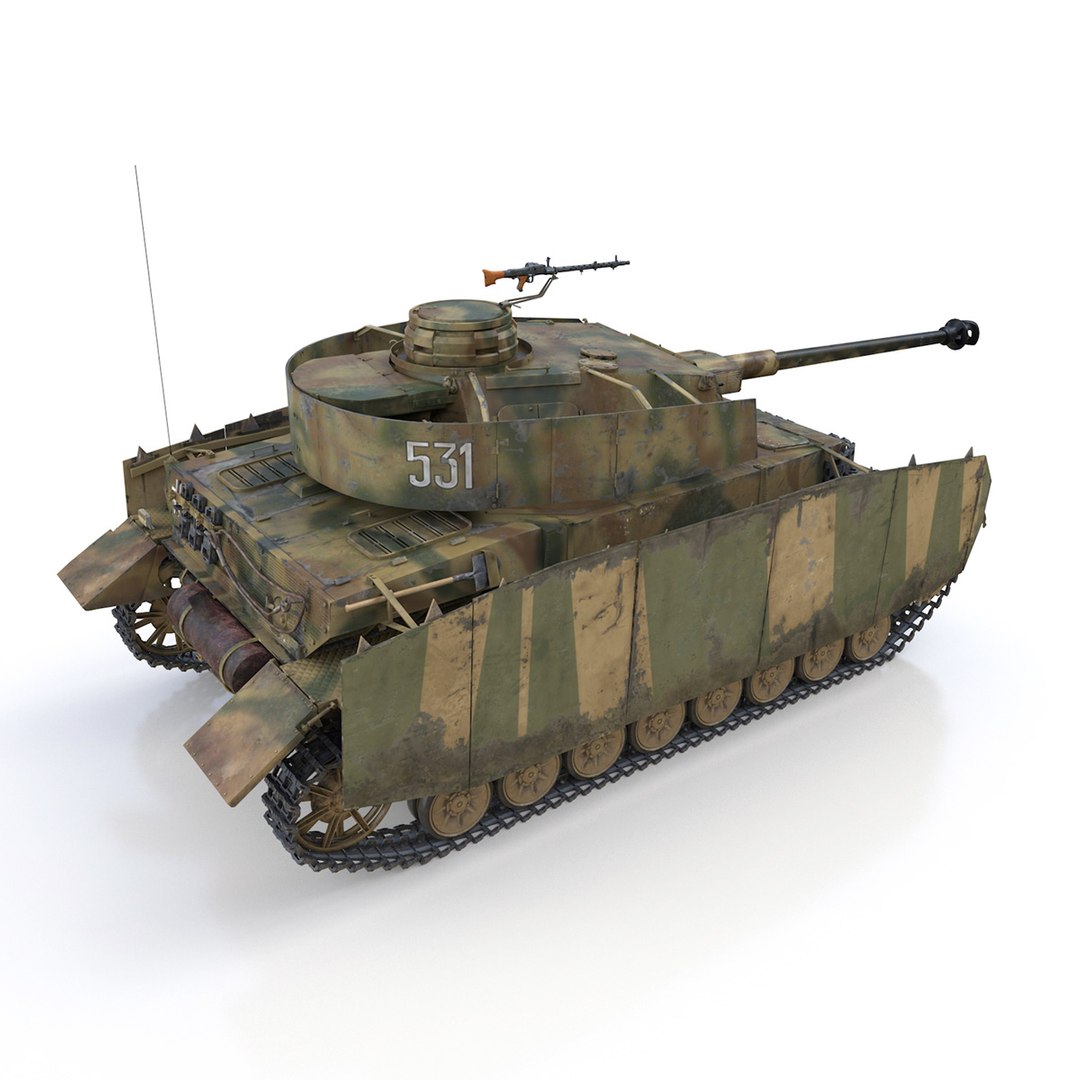 3D german panzer 4 ausf - TurboSquid 1423497