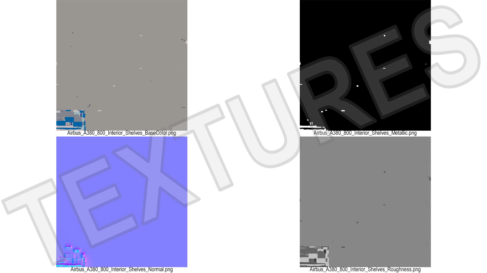 Double Passenger Airplane Seats 3D Model - TurboSquid 2340165