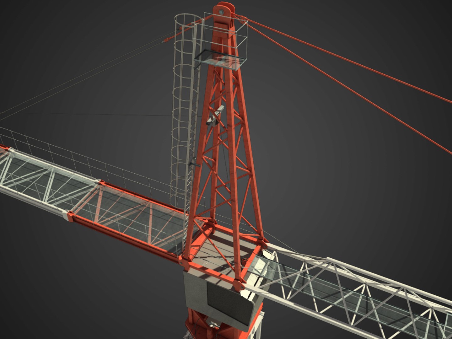 3d Model Tower Crane