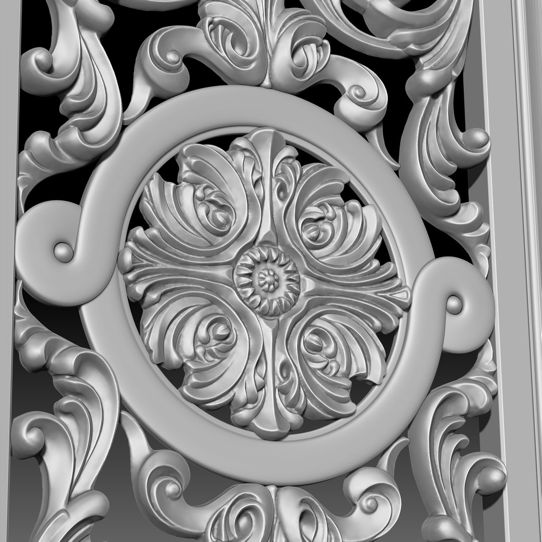Carved Facade Cnc Machines Model - TurboSquid 1184783