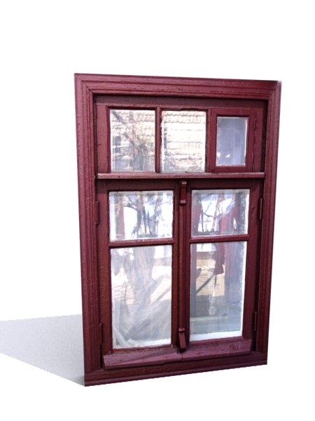 old window 3d model