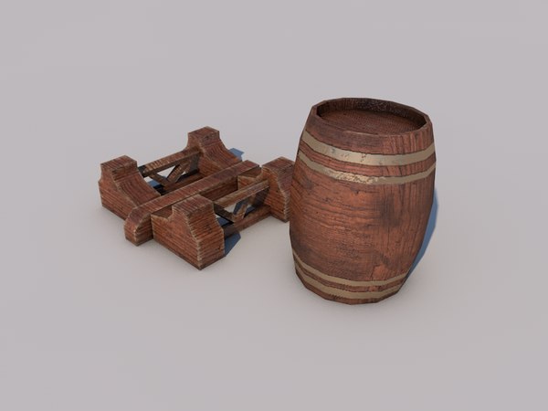 3d model of barrel games