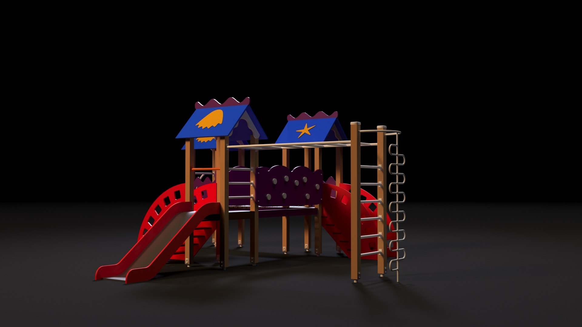 Childrens Play Complex 3D Model - TurboSquid 1777636