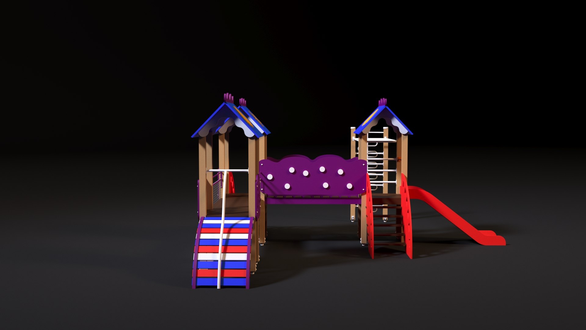 Childrens Play Complex 3D Model - TurboSquid 1777636