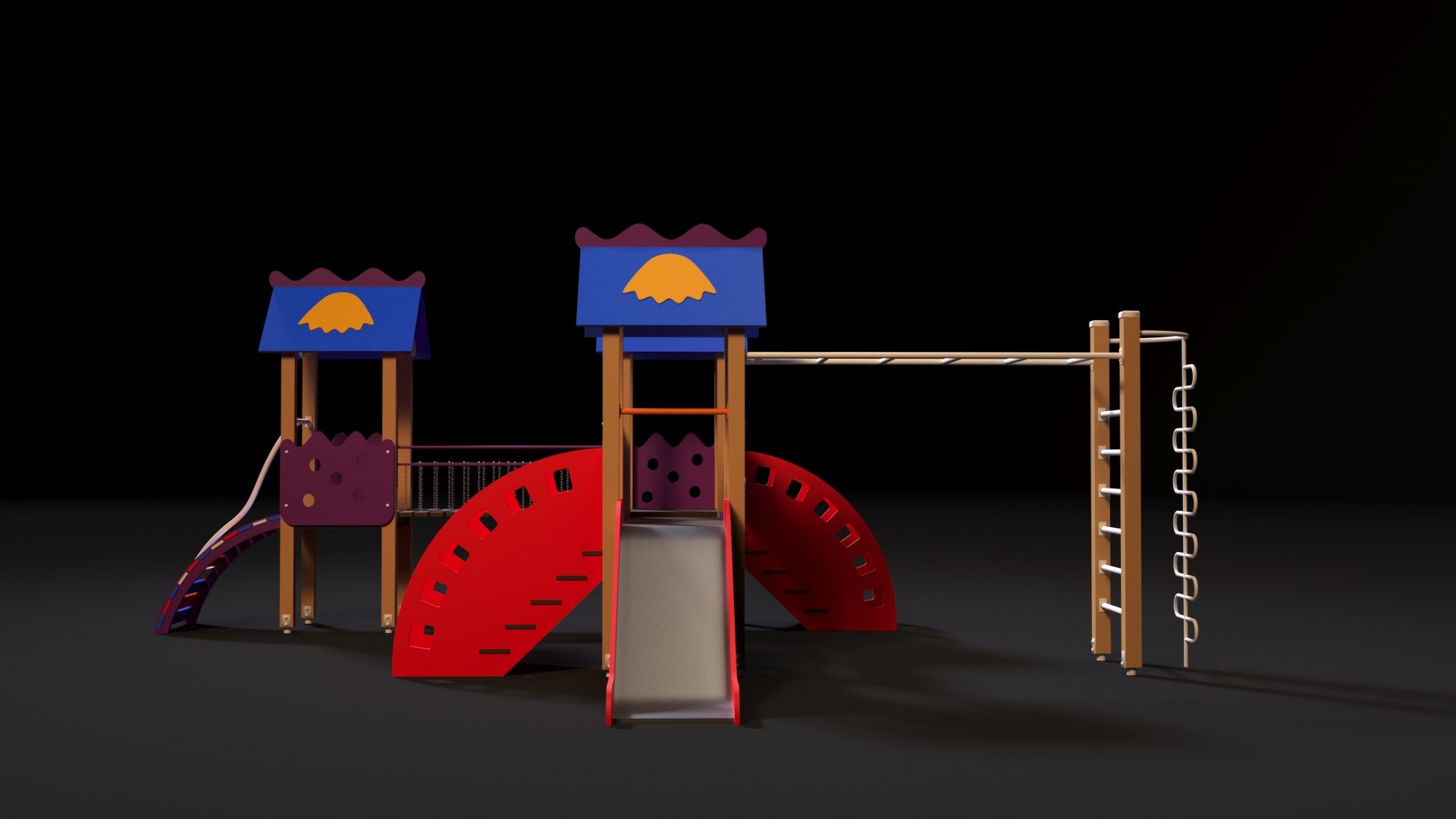 Childrens Play Complex 3D Model - TurboSquid 1777636