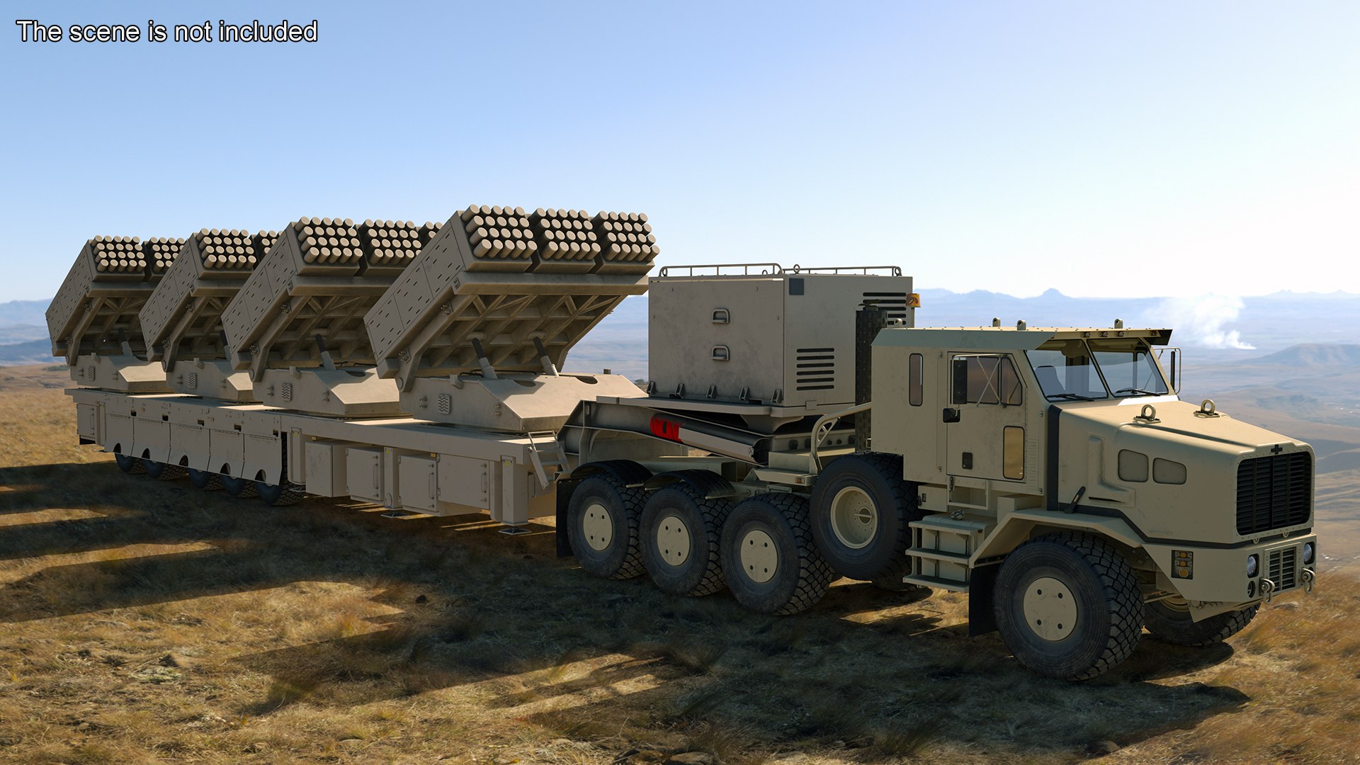 Rocket Launch System Jobaria With Oshkosh Transporter Sand Rigged For ...
