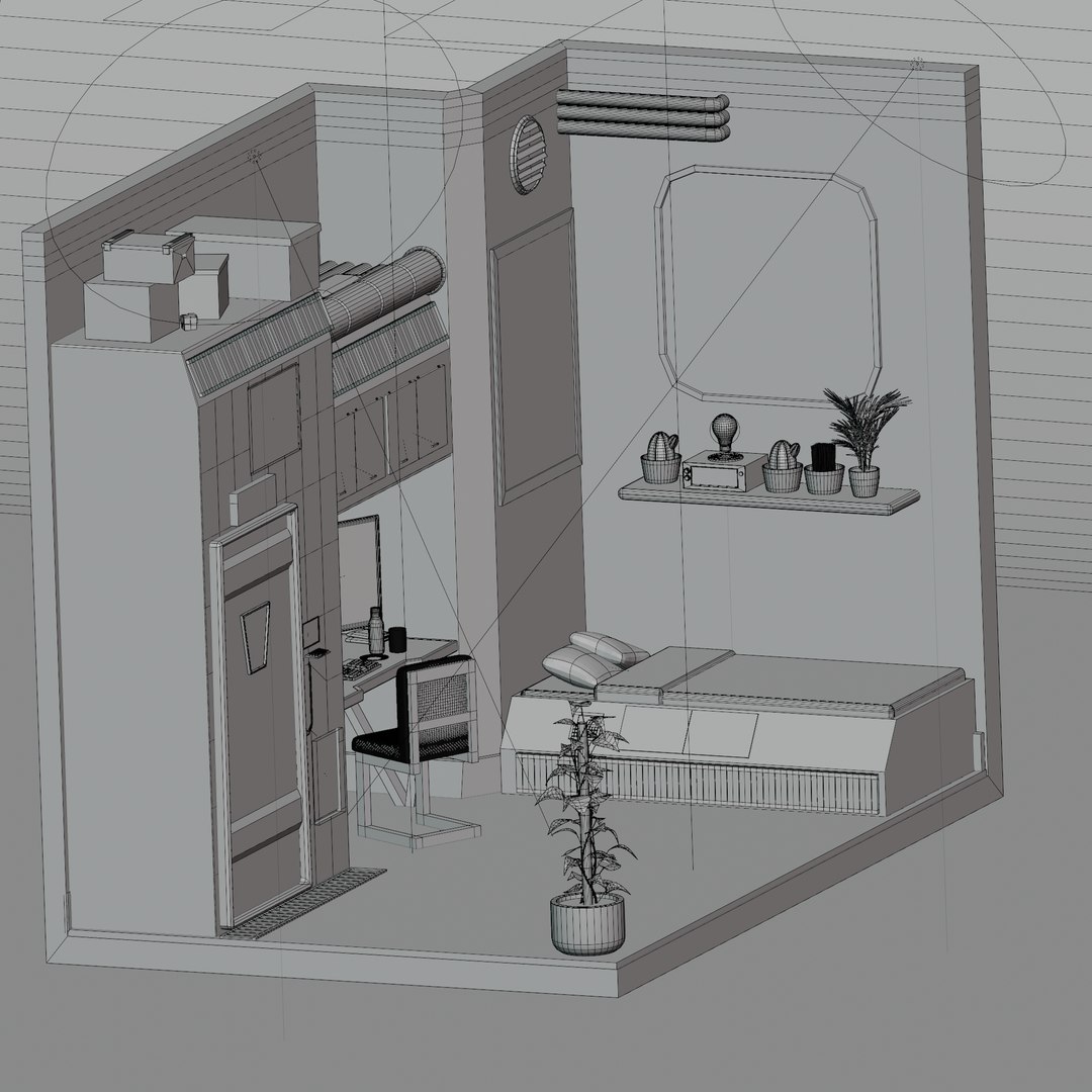 Space Room Model - TurboSquid 2141621