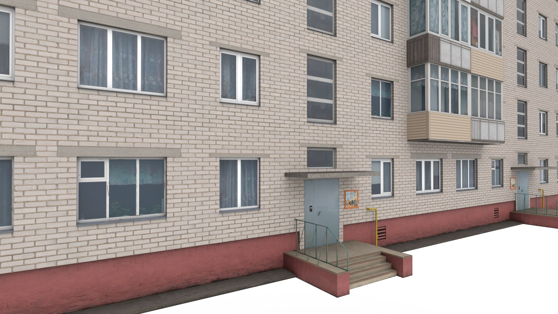 3D Model Russian Typical Residental House - TurboSquid 2153463