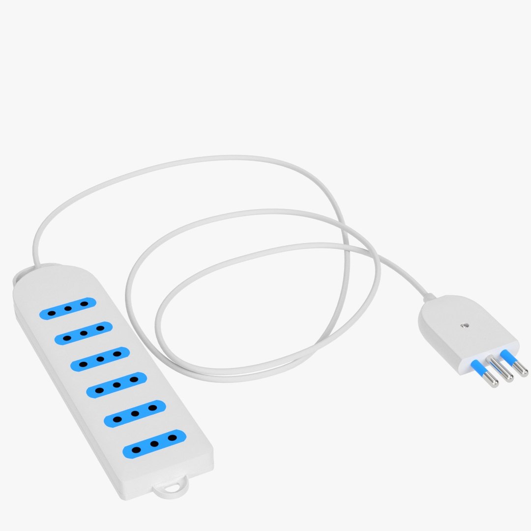 Italian Power Strip Type 3d Max