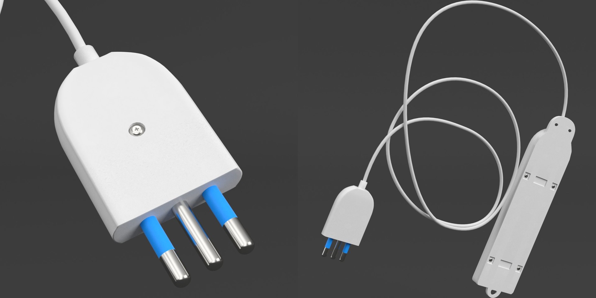 Italian Power Strip Type 3d Max