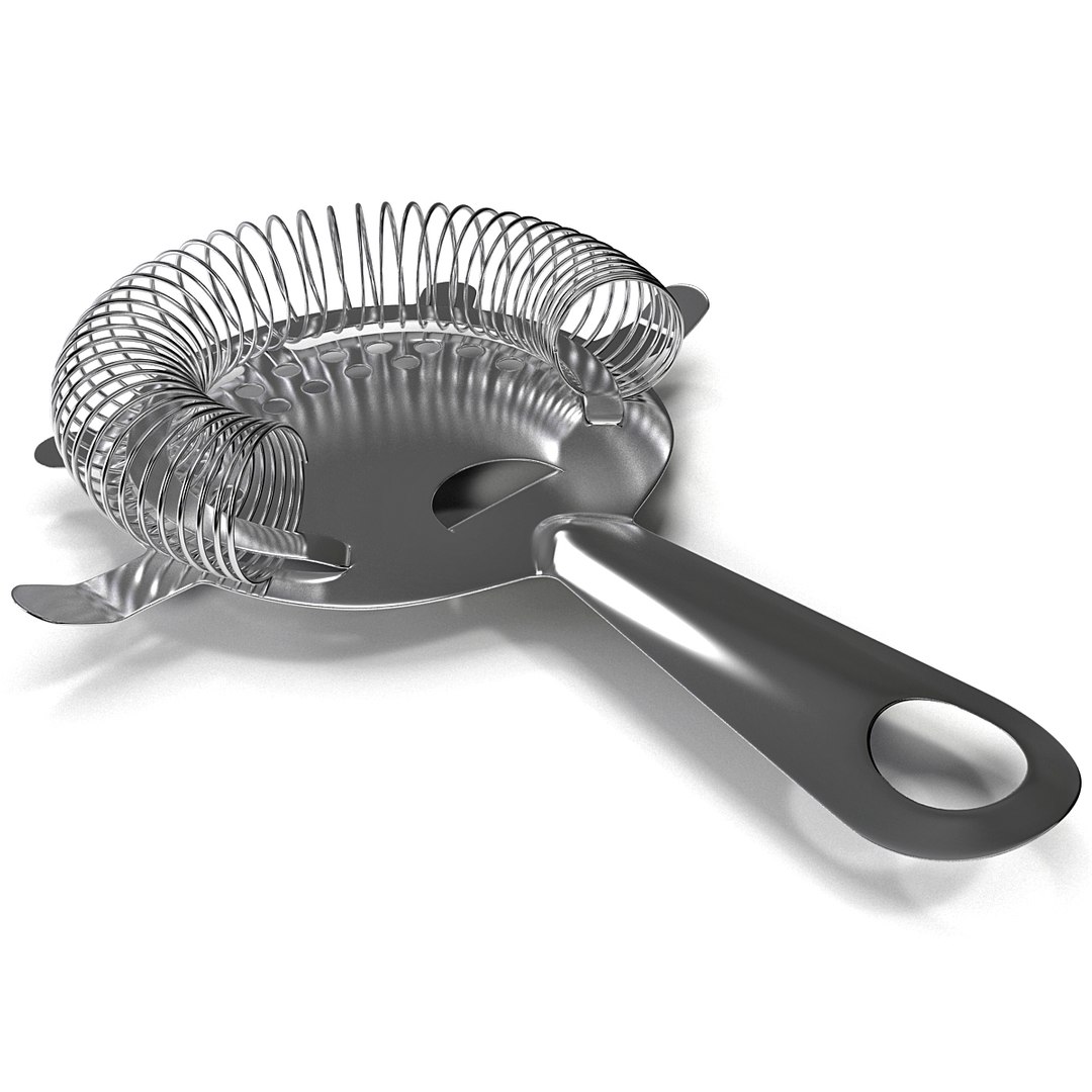 Cocktail Strainer 3d Model
