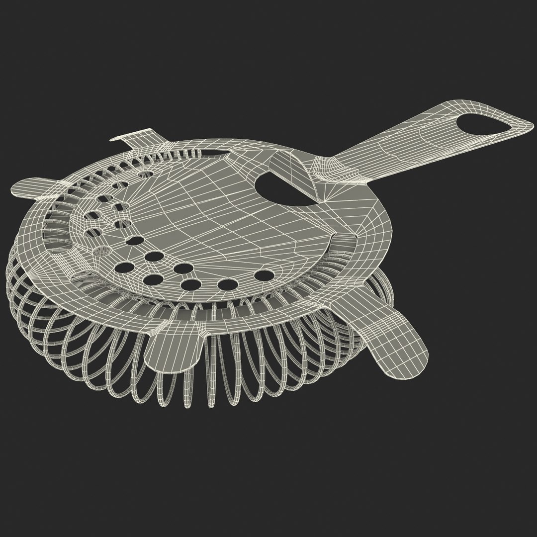 Cocktail Strainer 3d Model