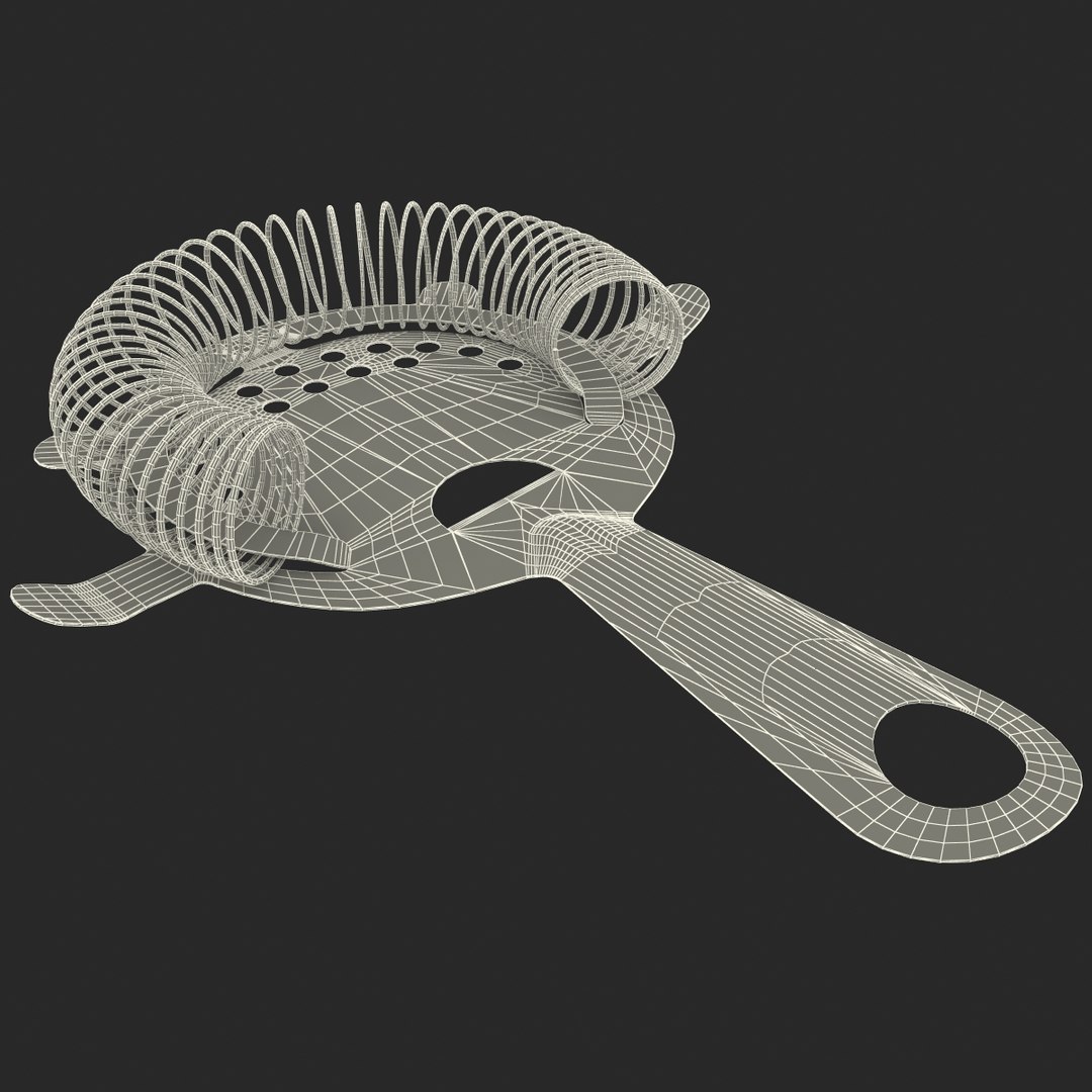 Cocktail Strainer 3d Model