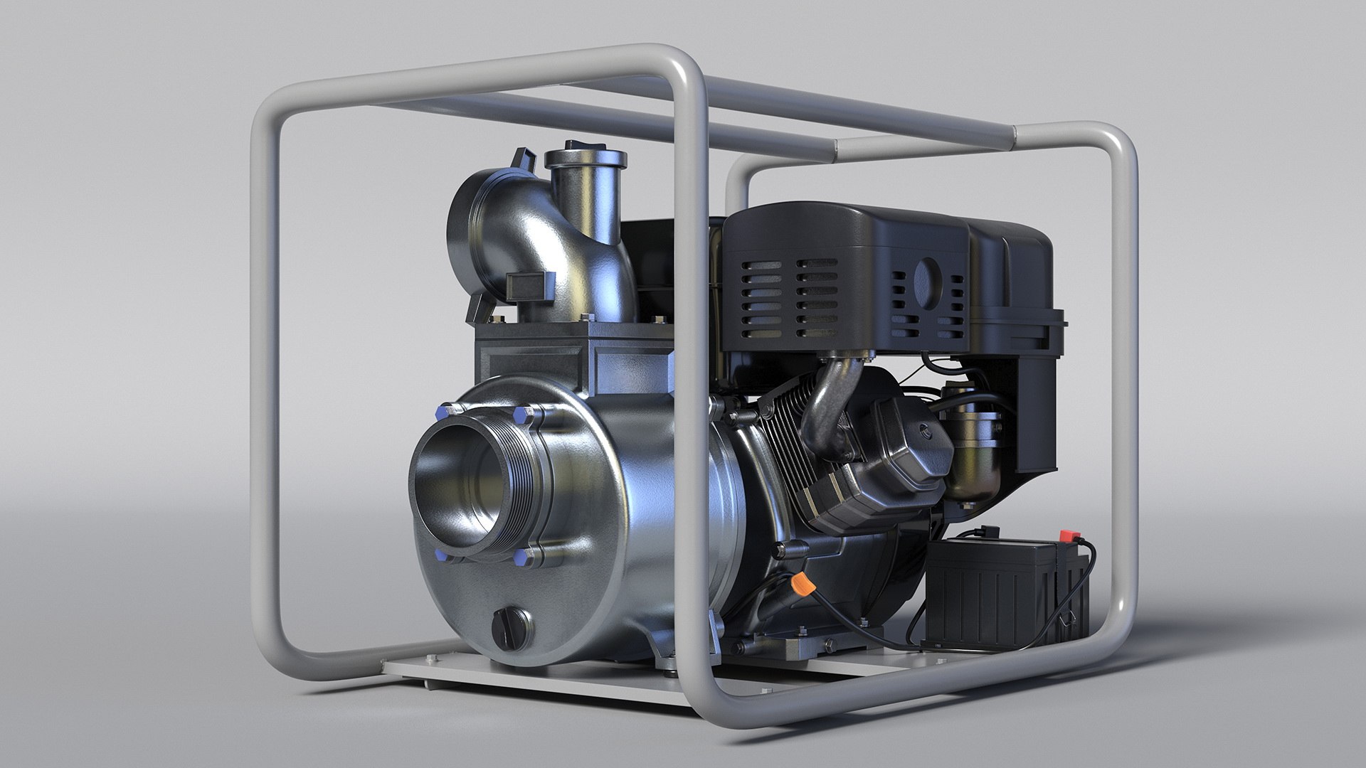 Petrol Water Transfer Pump 3D Model - TurboSquid 2237761