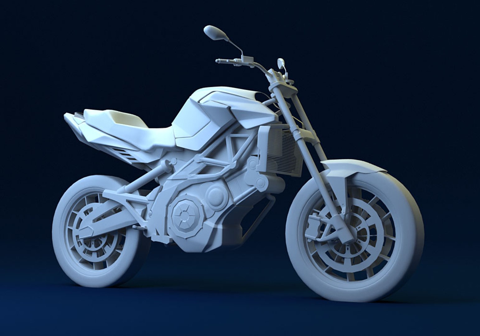 Aprilia Sl 750 Shiver 3d Model