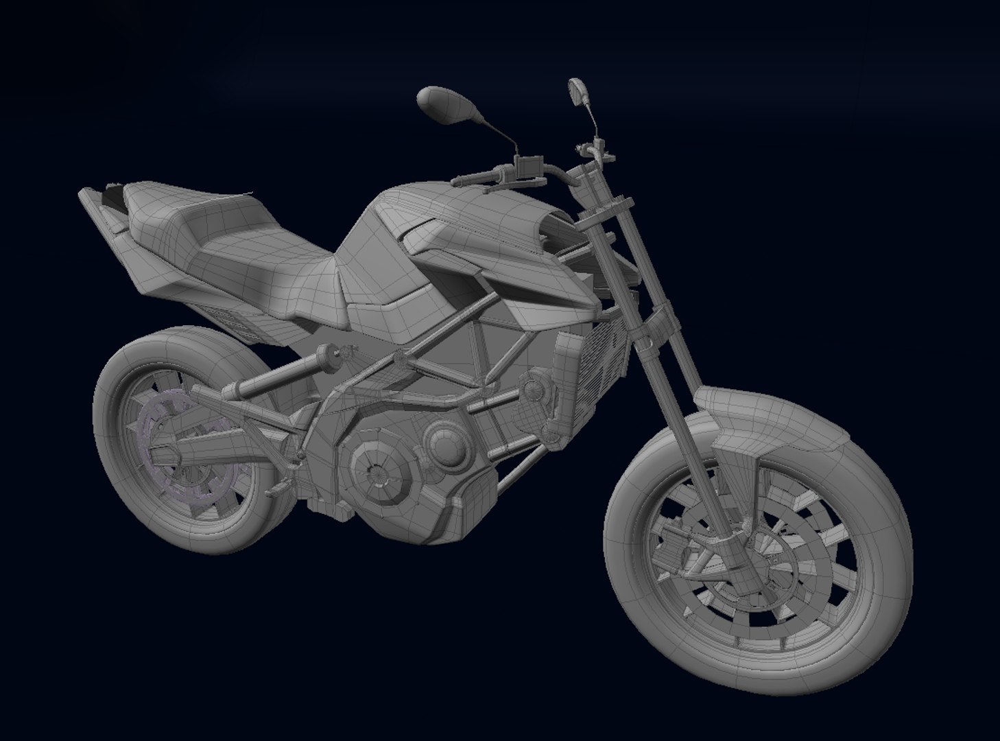 Aprilia Sl 750 Shiver 3d Model