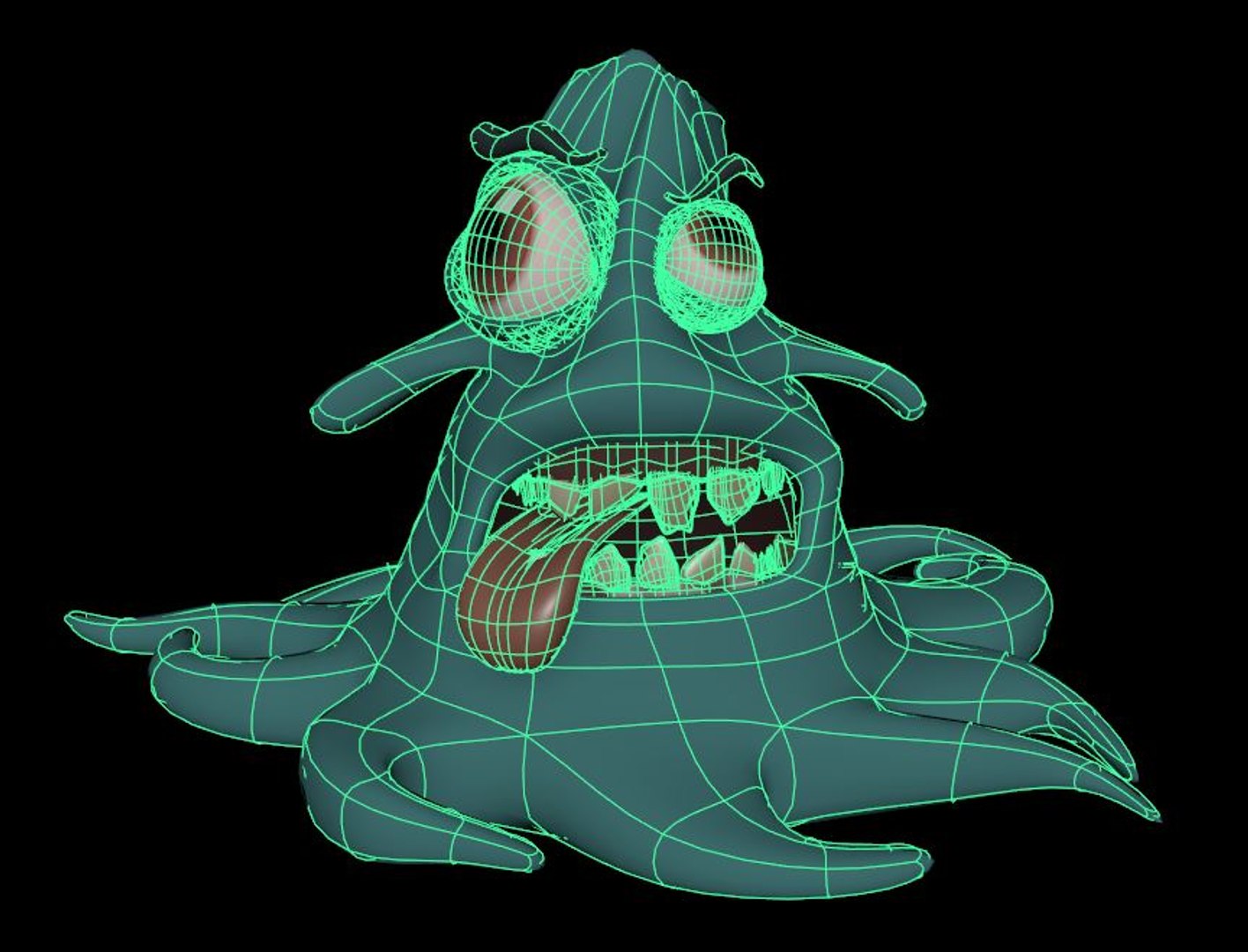 3D Evil Starfish Model - TurboSquid 1234473