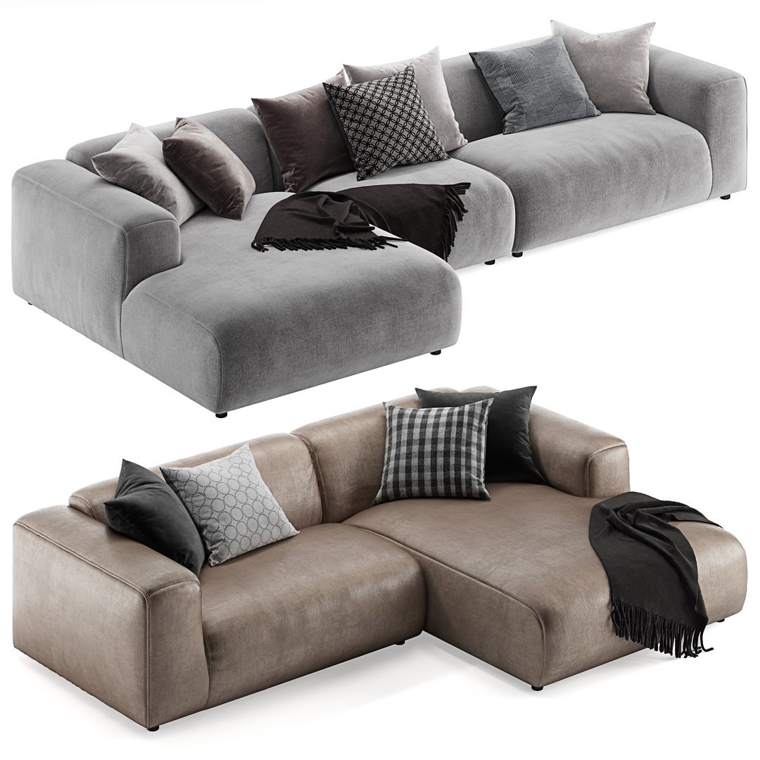 3D 9 Sofas Collection 02 - TurboSquid 2088455