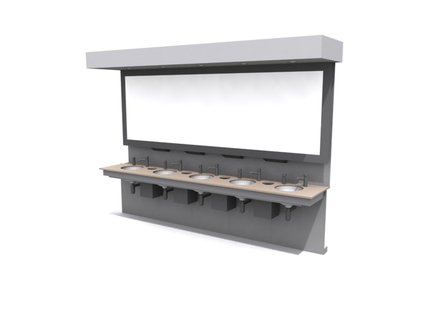 Wc Sanitary Units 3d Model