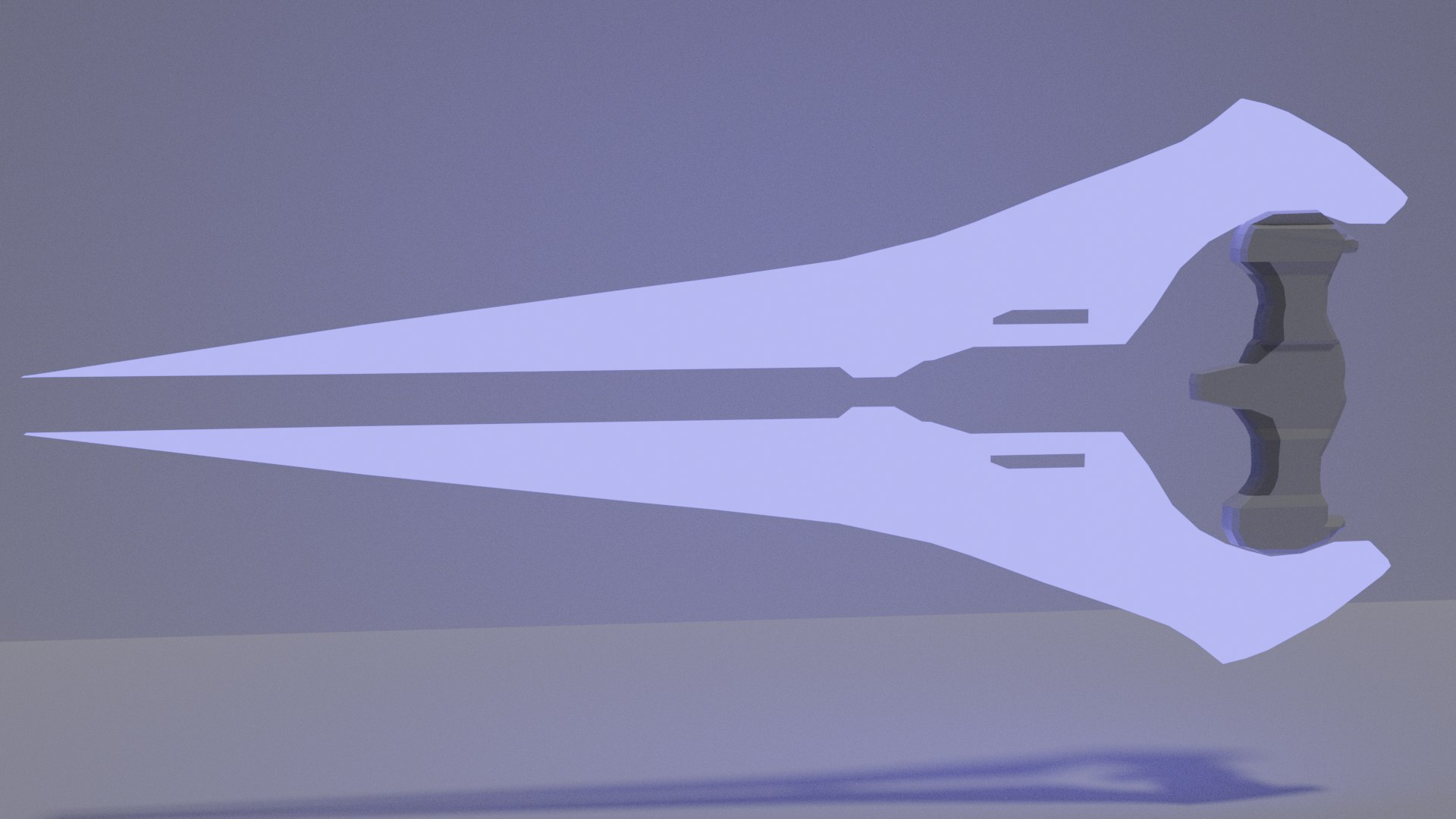 Free 3D Low Poly Halo Energy Sword Model - TurboSquid 2417229